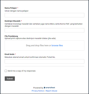 SOP New Ticket Support – Sunartha Learning Portal